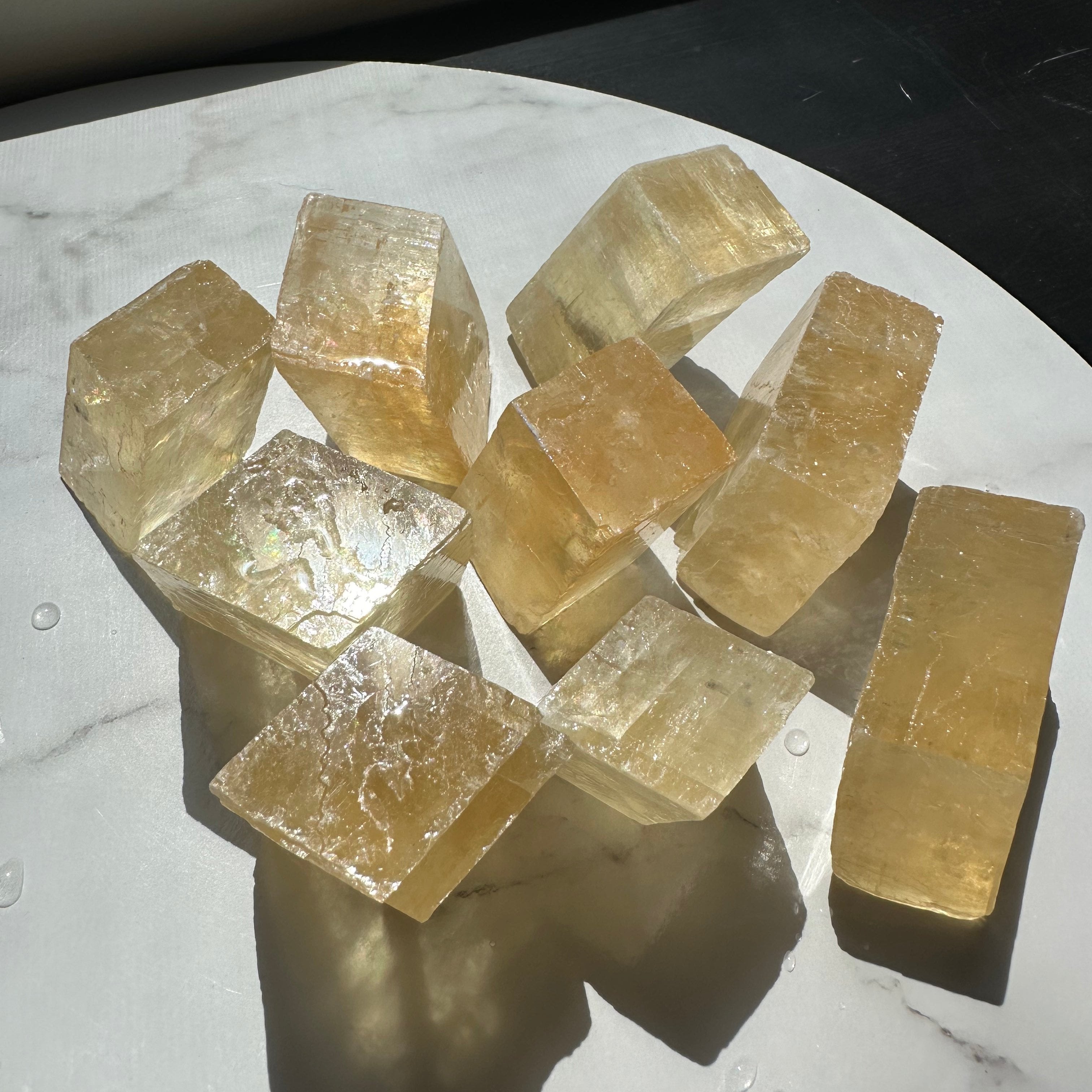 Yellow Calcite Cube – Positivity and Clarity – Moon Rituals