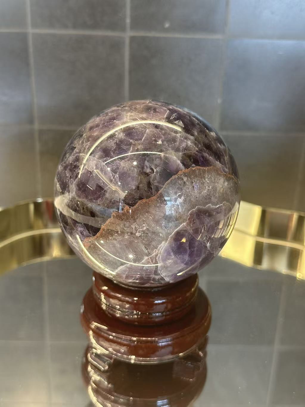 Extra Large Dream Amethyst Sphere | Healing Crystal Ball & Decor – Moon ...