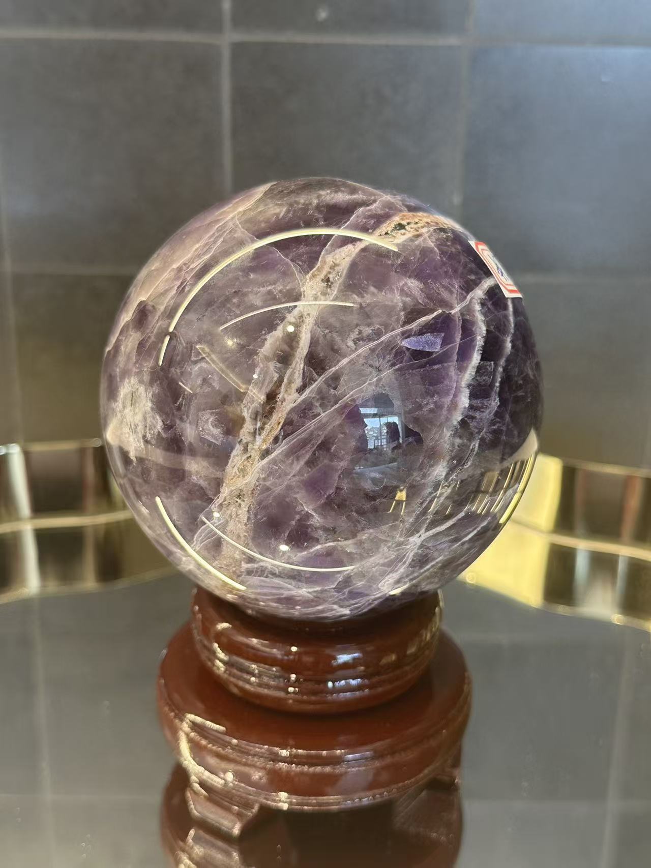Extra Large Dream Amethyst Sphere | Healing Crystal Ball & Decor – Moon ...