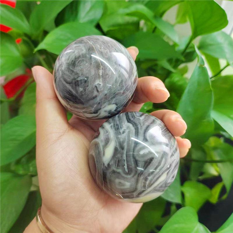 Shell Jasper Sphere | Coastal Elegance and Earthly Charms | Crystal ...