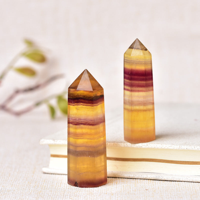 Yellow Fluorite Tower | Focus, Clarity & Positive Vibes – Moon Rituals