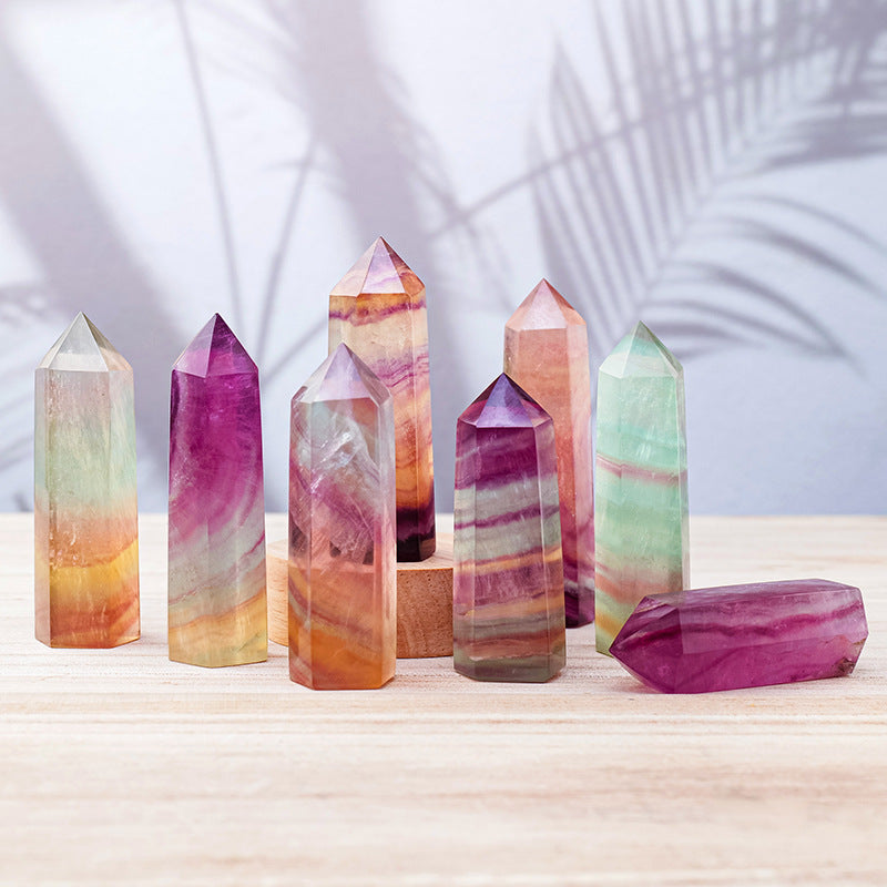 Watermelon Fluorite Tower - Stunning Crystal Healing Piece – Moon Rituals
